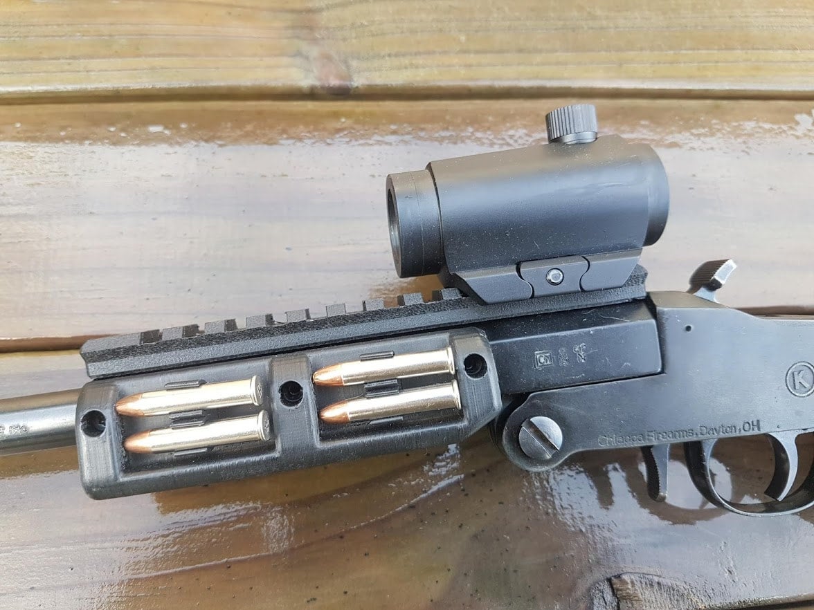 100mm Little badger Fore Grip Magnum Round holder | Victory Through ...