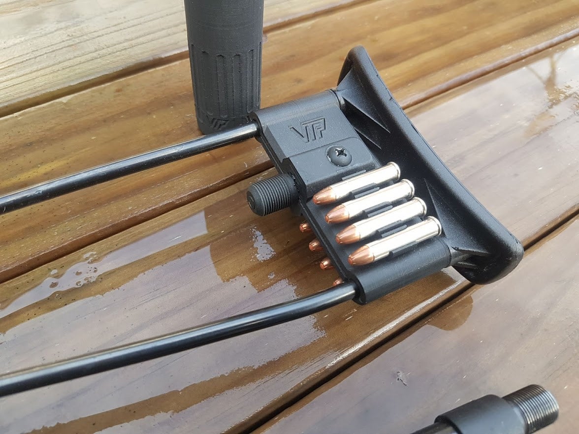 Little Badger Round / Suppressor Holder .22Mag | Victory Through Precision